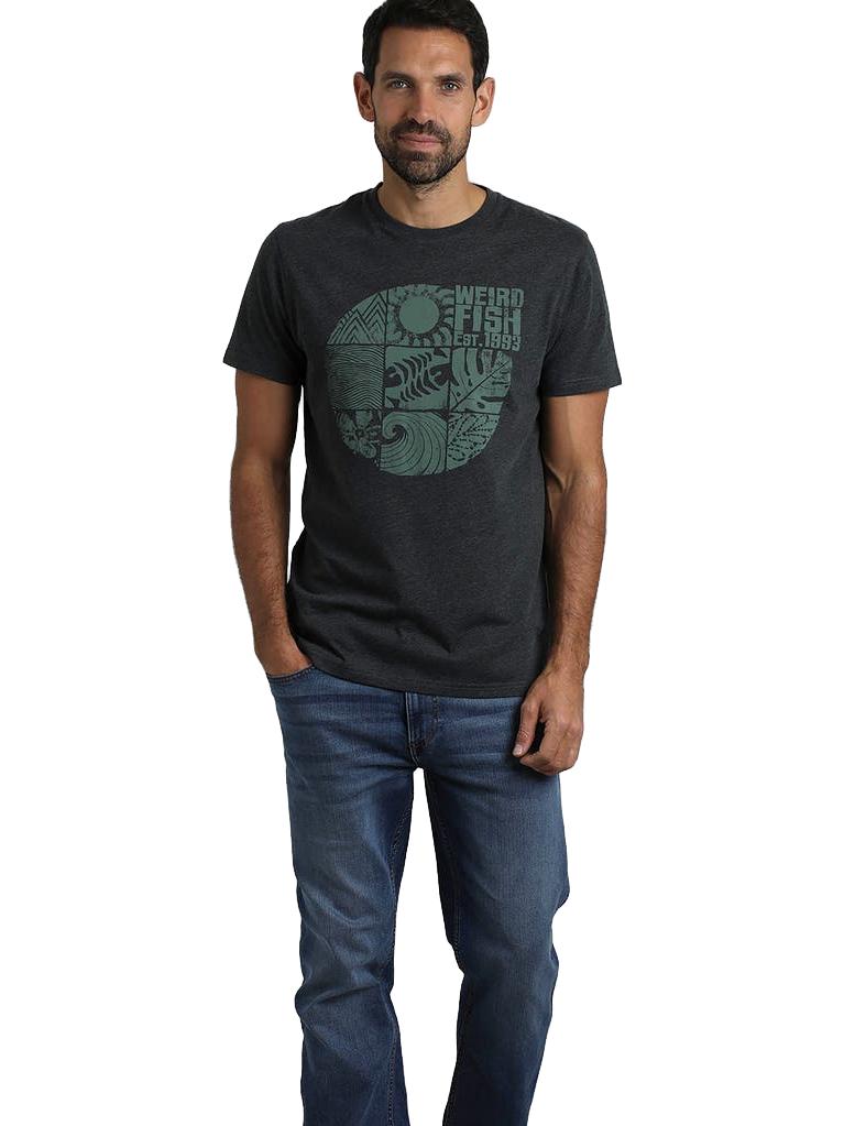 WEIRD FISH summer sector graphic t-shirt